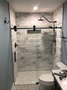 shower doors - Carlson Glass and Mirror